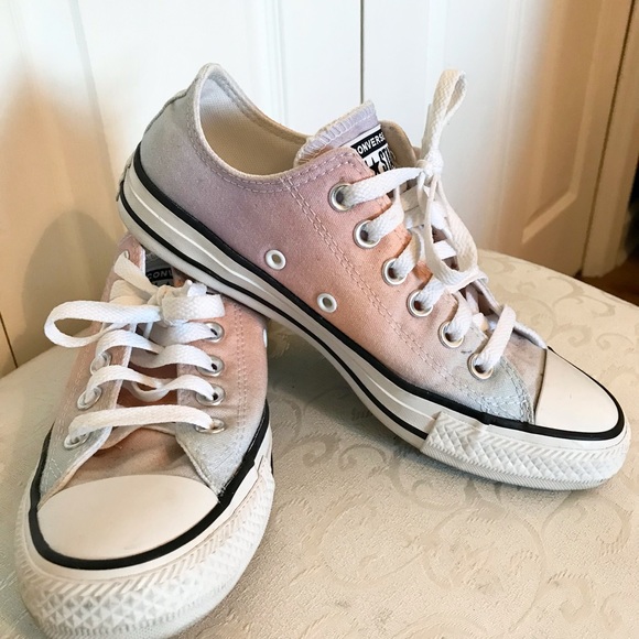 Converse | Shoes | Gently Worn Converse All Star Low Top Pastel Ombr ...